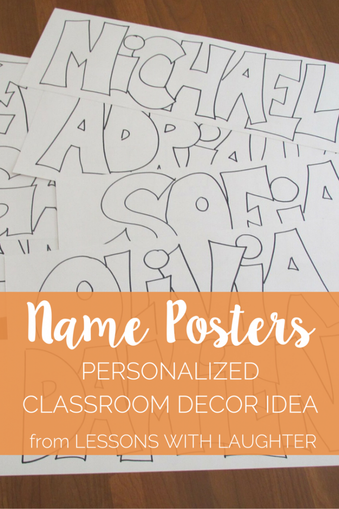 Name Posters - Personalized Classroom Decor - Molly Maloy