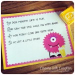 Desk Monster Notes: a Clean Desk Incentive - Molly Maloy