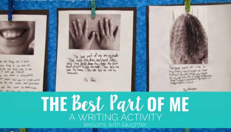 The Best Part of Me Writing Activity - Molly Maloy