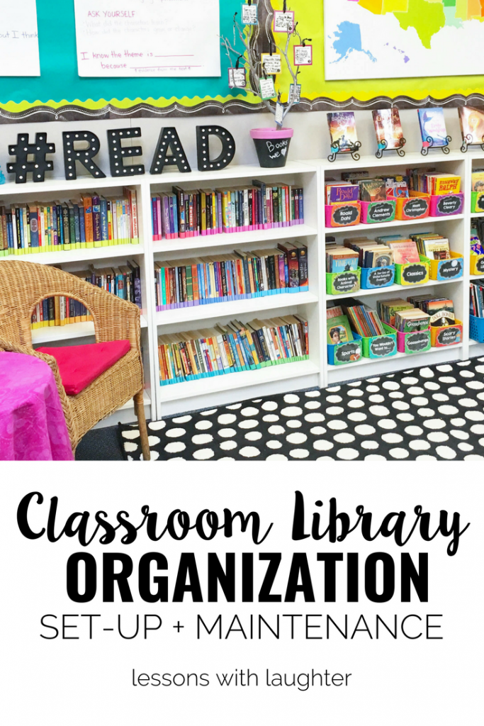 Classroom Library Organization - Lessons with Laughter