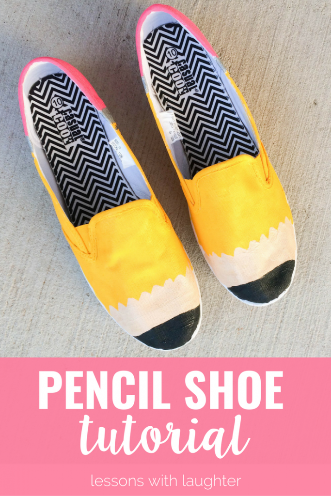 Pencil Shoe Tutorial: A Guide to Painting Your Own Shoes - Lessons With ...