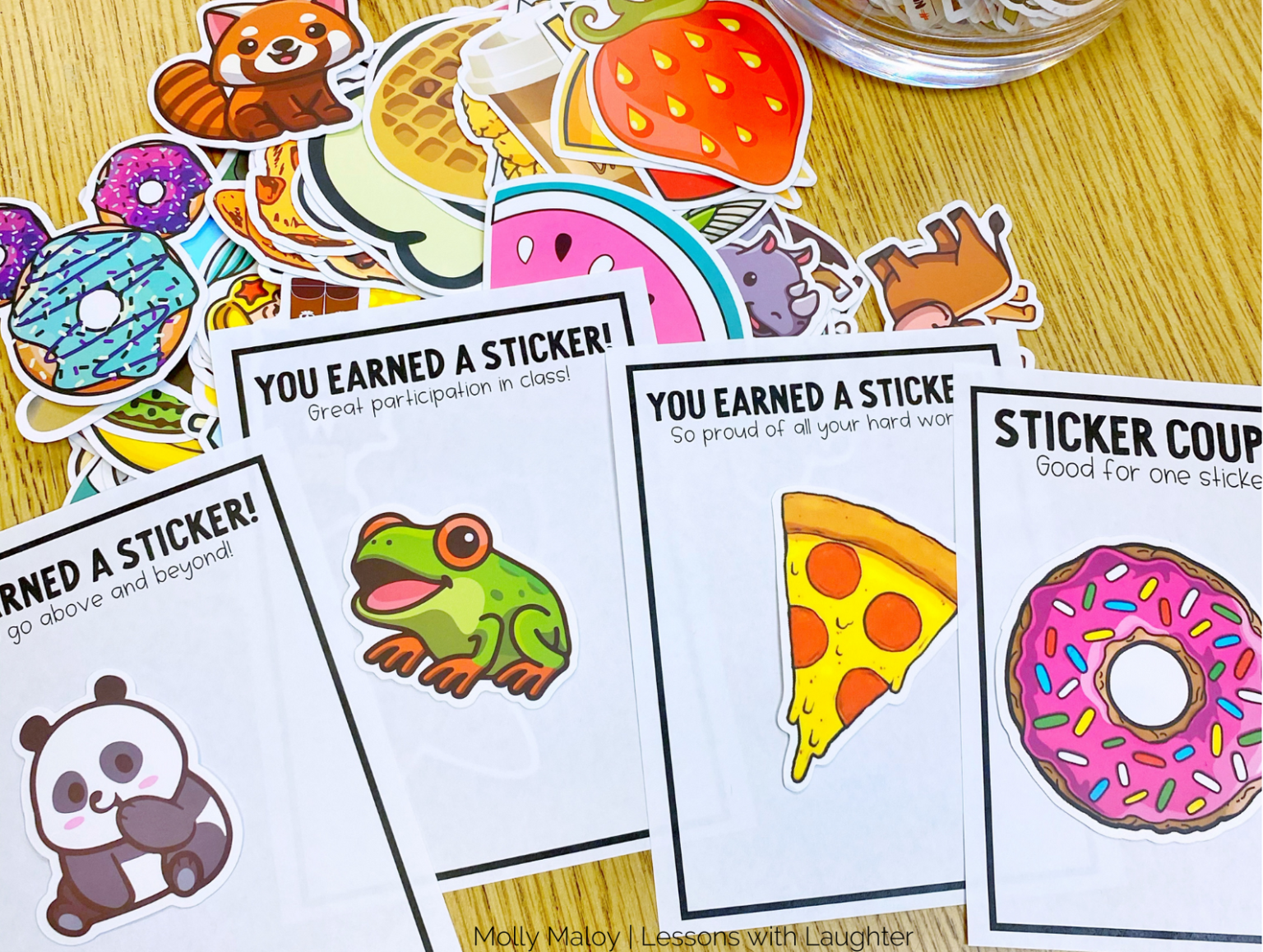 Sticker Reward Classroom Management Strategy - Lessons With Laughter
