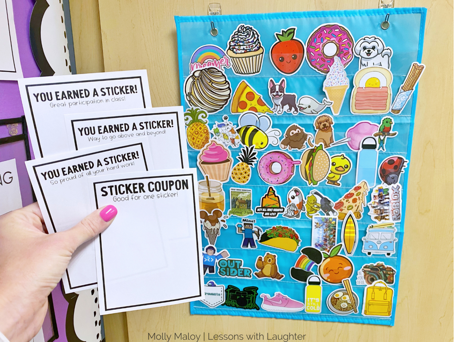Sticker Reward Classroom Management Strategy - Lessons With Laughter