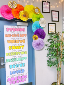 Positive Affirmation Classroom Door - Molly Maloy